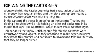 HISTORY IGCSE CONTENT - 20TH CENTURY OPTION - THE ROAD TO WW2 ...