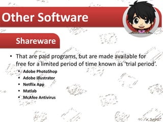 Parts of Computer (software) | PPTX