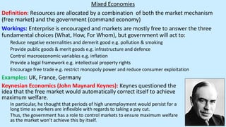 Types of Economies | PPT