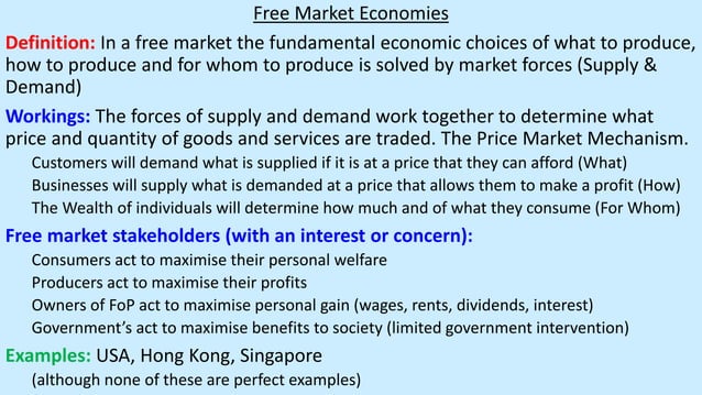 Types of Economies | PPT