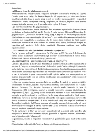 Le startup innovative | PDF