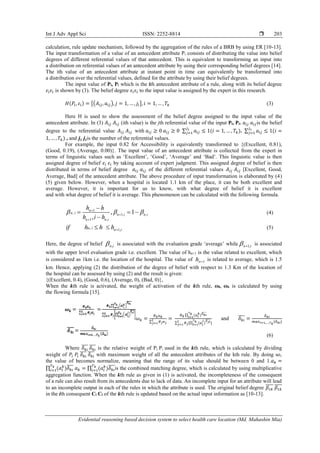 Evidential reasoning based decision system to select health care location | PDF | Healthcare ...