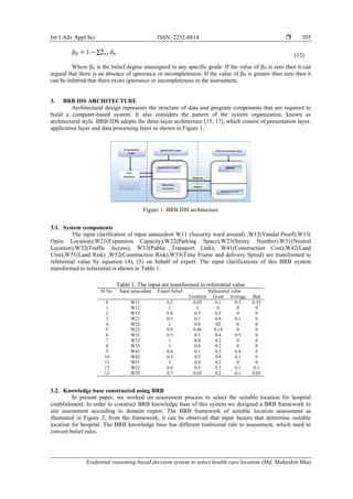 Evidential reasoning based decision system to select health care location | PDF | Healthcare ...