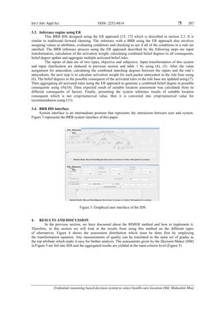 Evidential reasoning based decision system to select health care location | PDF | Healthcare ...