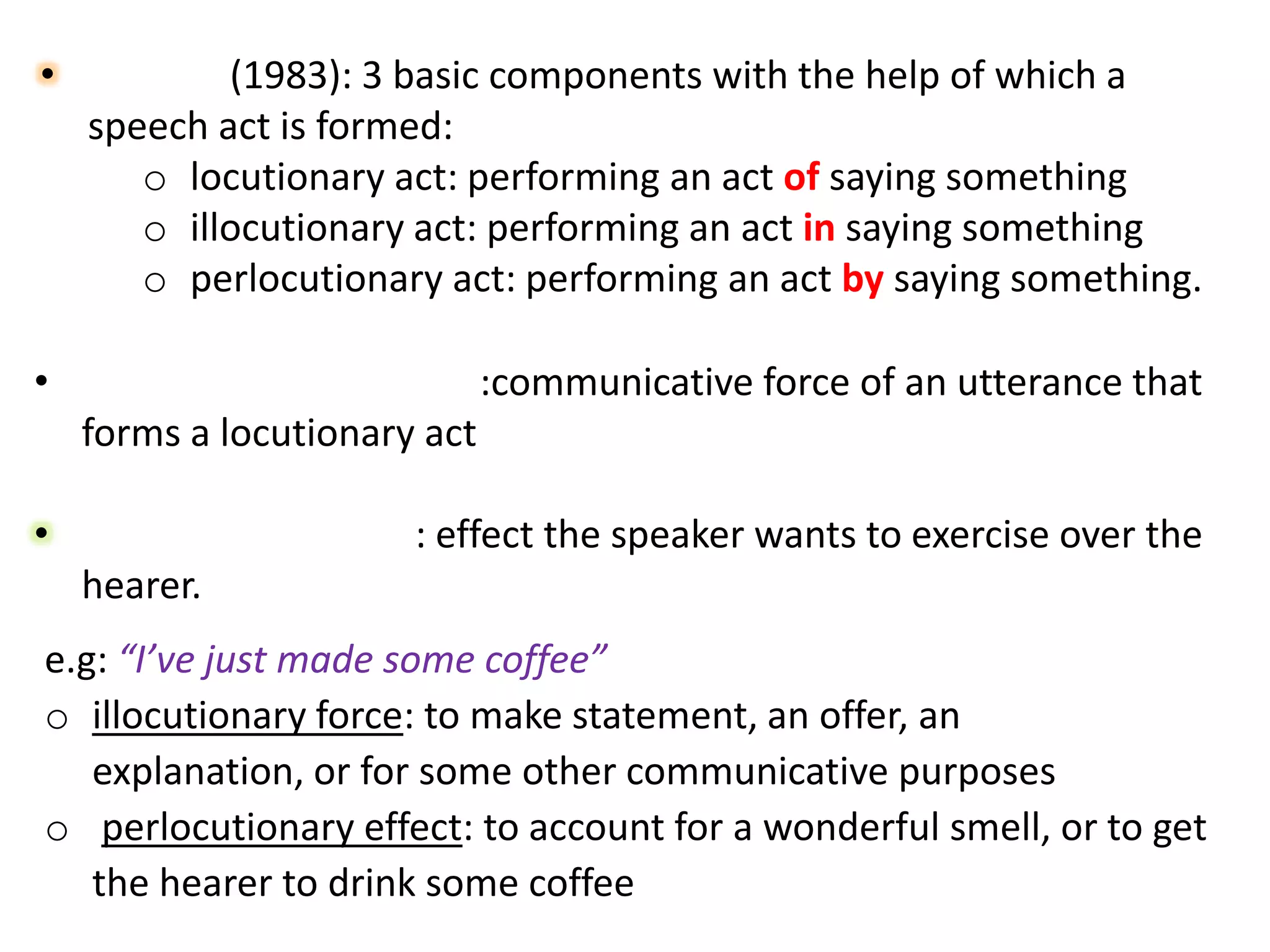 06 speech act and event for students | PPTX