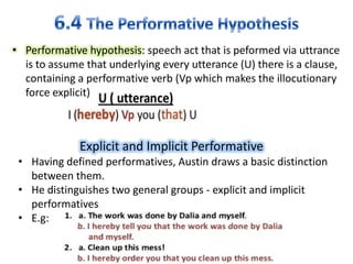 06 speech act and event for students | PPTX