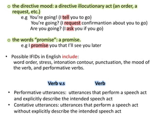 06 speech act and event for students | PPTX