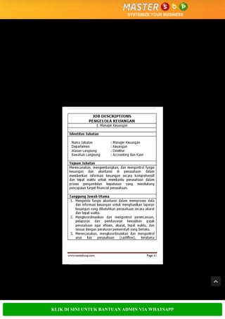 #06. Contoh SOP Keuangan dan Accounting - Master SOP | PDF