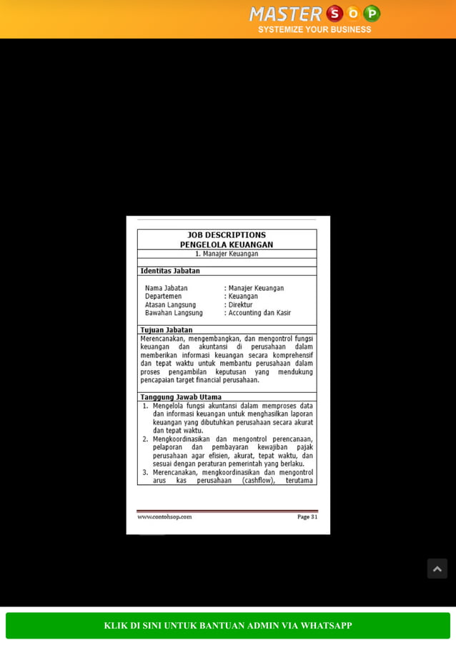 #06. Contoh SOP Keuangan dan Accounting - Master SOP | PDF