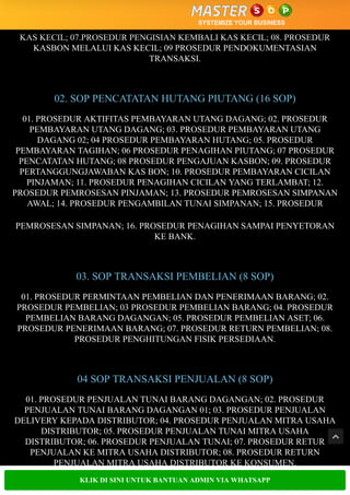 #06. Contoh SOP Keuangan dan Accounting - Master SOP | PDF