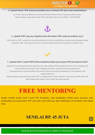 #06. Contoh SOP Keuangan dan Accounting - Master SOP | PDF