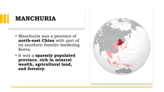 LEAGUE OF NATIONS: THE MANCHURIAN CRISIS | PPTX