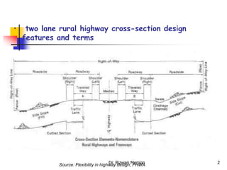 Aashto Road Cross Section