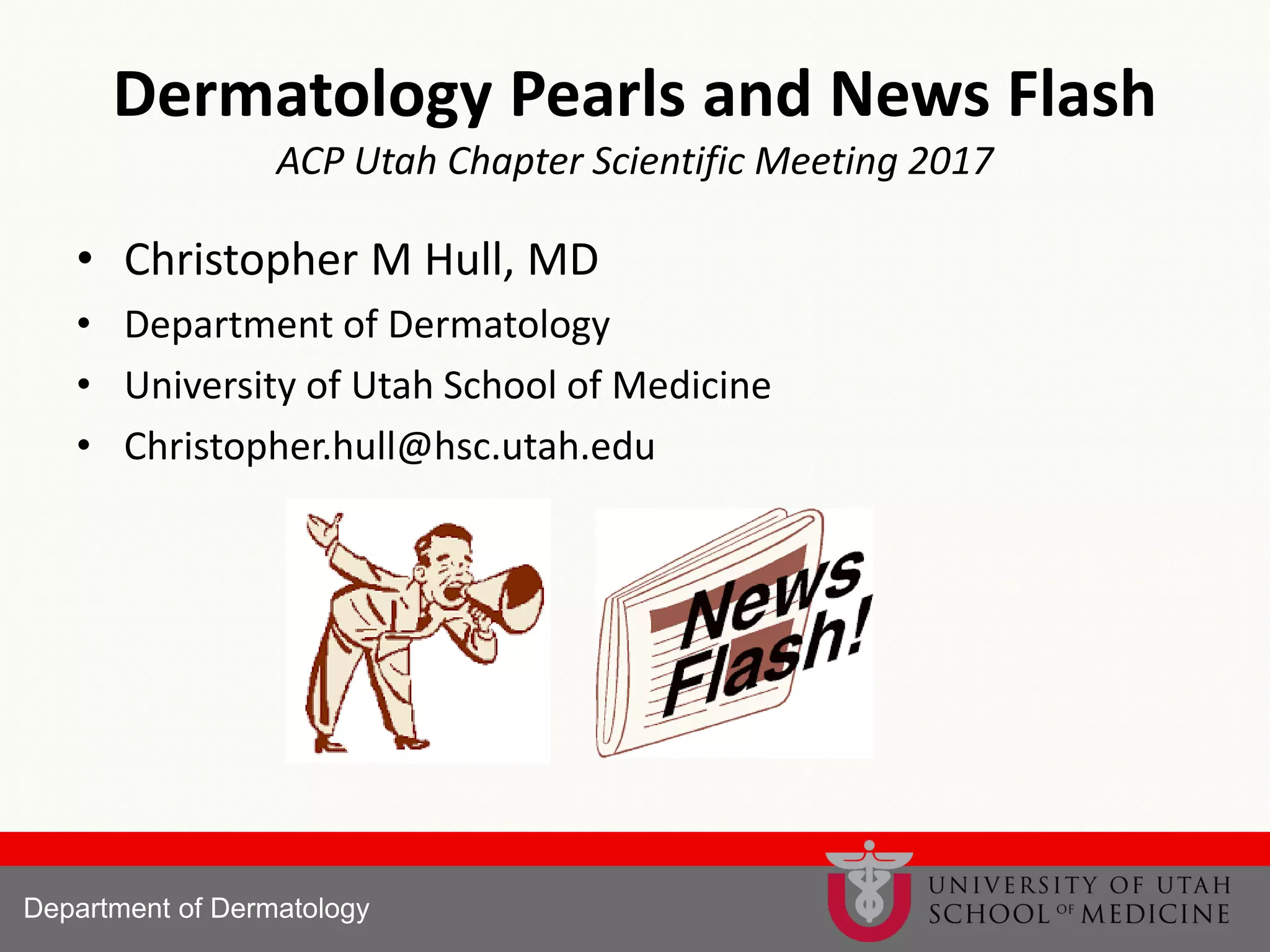 06. Dermatology Pearls and News Flash (Power Point Presentation) Autor ...