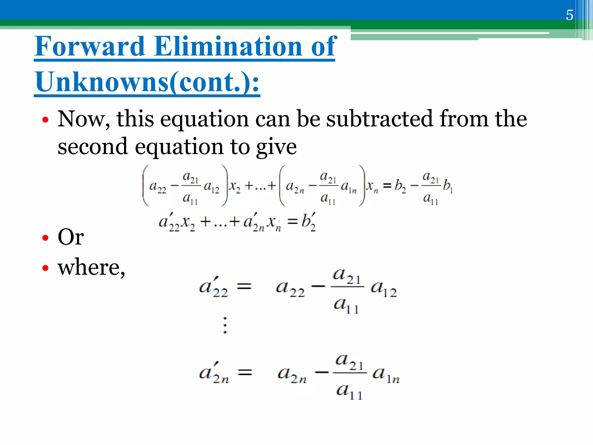06. Gaussian Elimination.pptx