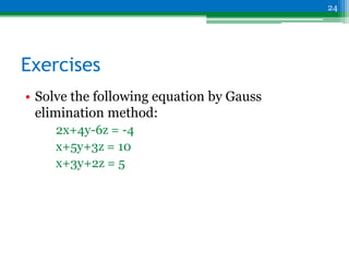 06. Gaussian Elimination.pptx