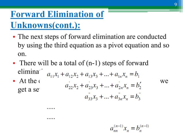 06. Gaussian Elimination.pptx
