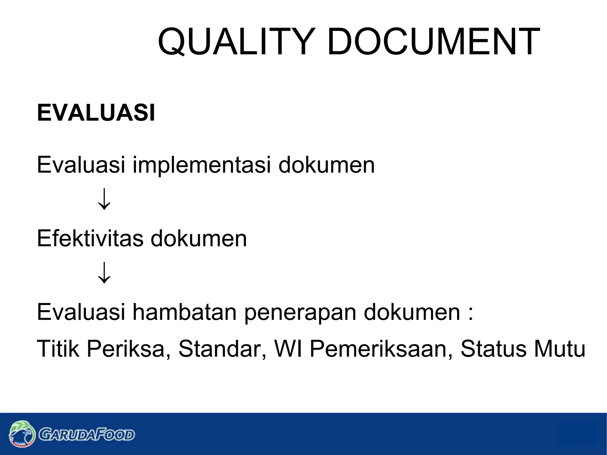 06. Manajemen Sistem QUality control sss | PPT
