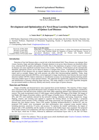 Development and Optimization of a Novel Deep Learning Model for ...