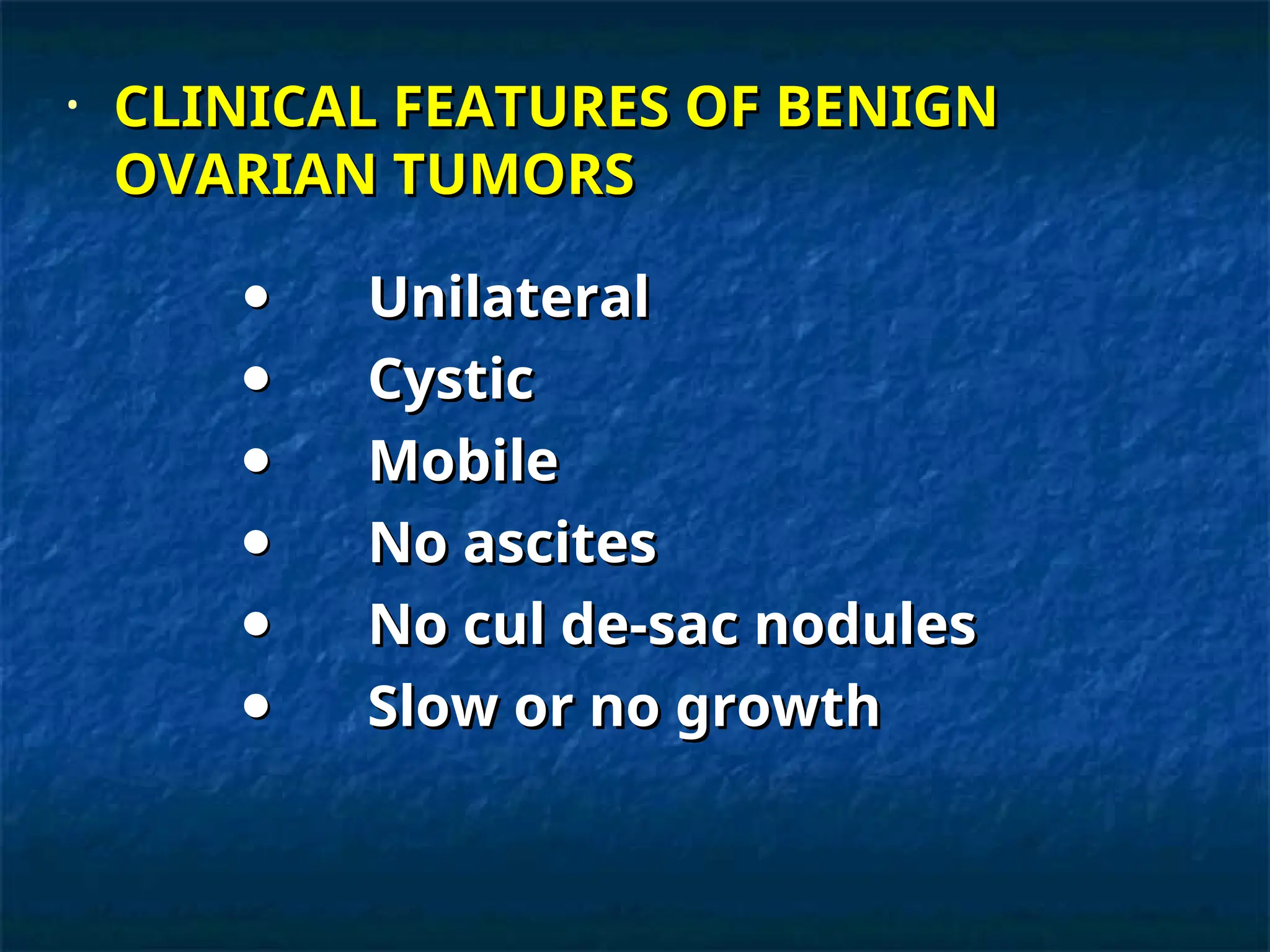 06. benign ovarian tumors.ppt benign ovarian tumors. | PPT