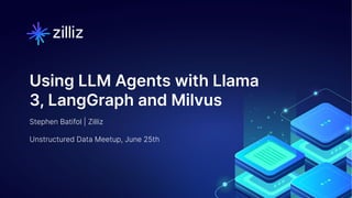 Building an Agentic RAG locally with Ollama and Milvus | PDF