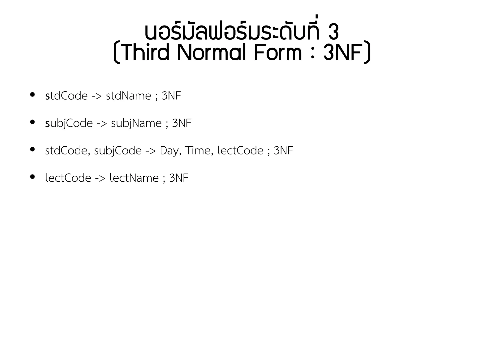 062 Logical Database Design Normalization Ppt