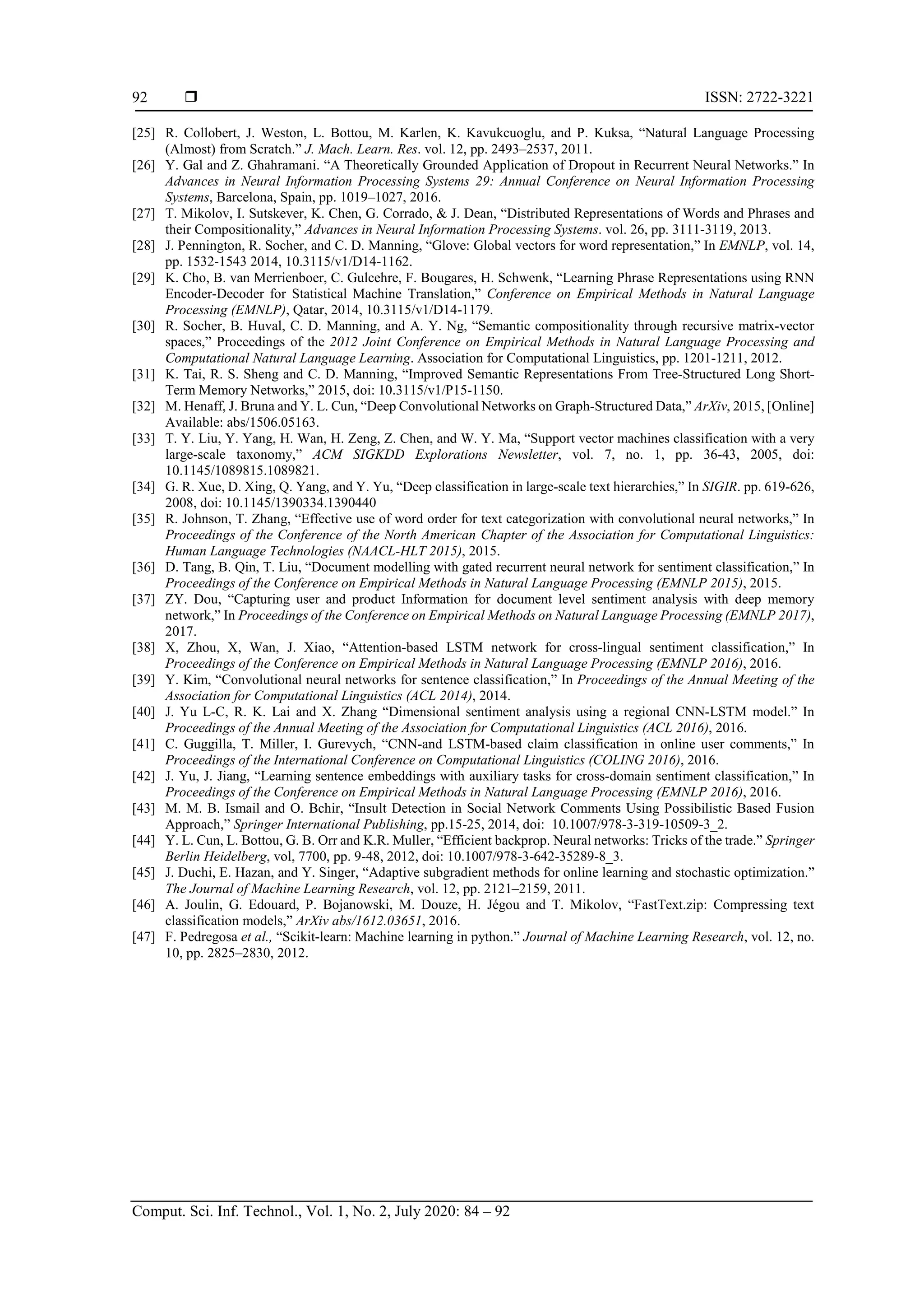 Insult detection using a partitional CNN-LSTM model | PDF