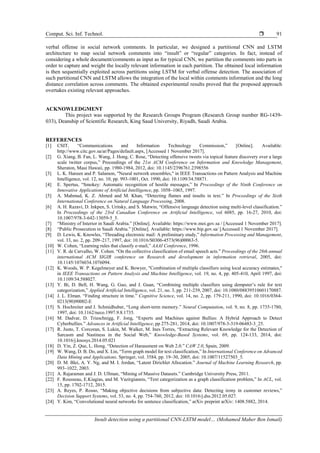 Insult detection using a partitional CNN-LSTM model | PDF