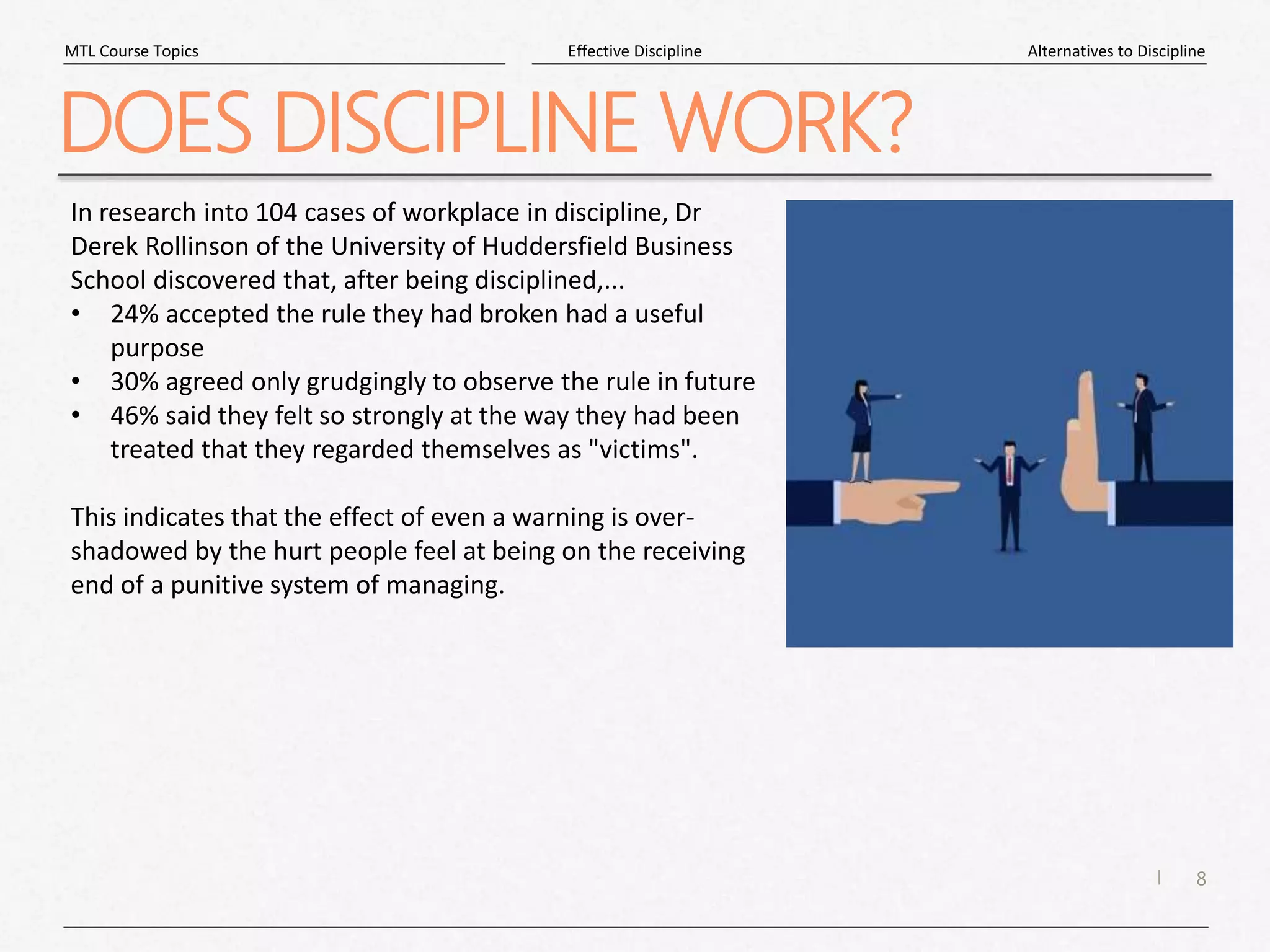 Alternatives to Discipline | PPTX