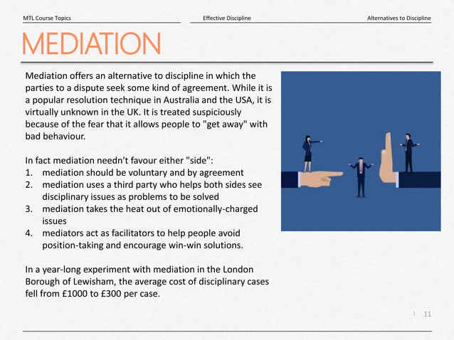 Alternatives to Discipline | PPTX | Career Advice | Careers