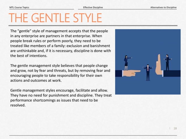 Alternatives to Discipline | PPTX | Career Advice | Careers