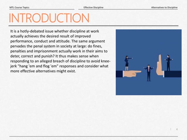 Alternatives to Discipline | PPTX | Career Advice | Careers
