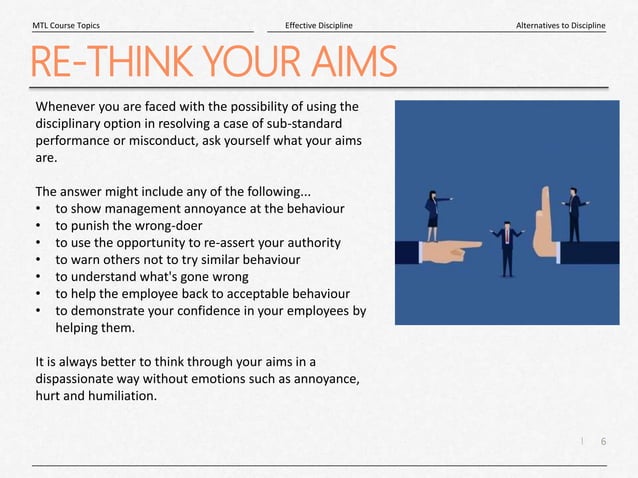 Alternatives to Discipline | PPTX | Career Advice | Careers