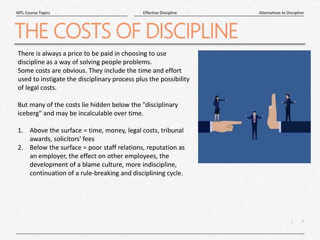 Alternatives to Discipline | PPTX | Career Advice | Careers