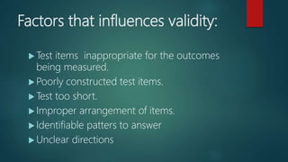 Qualities of a Good Test | PPTX