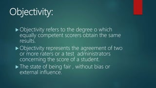 Qualities of a Good Test | PPTX