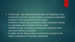 Qualities of a Good Test | PPTX