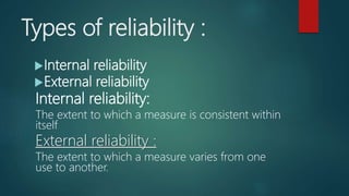 Qualities of a Good Test | PPTX