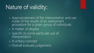 Qualities of a Good Test | PPTX