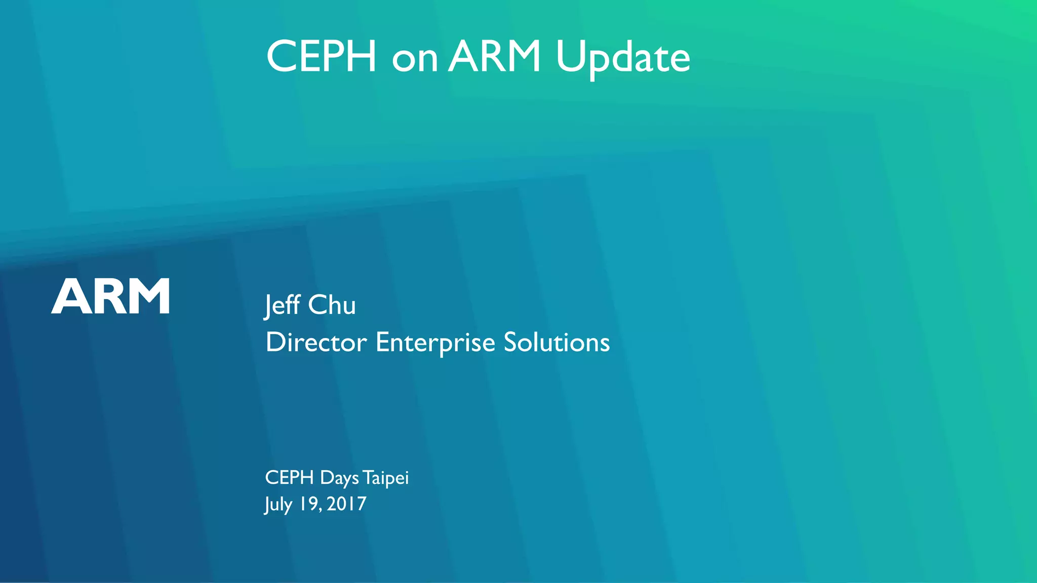Arm - ceph on arm update | PDF