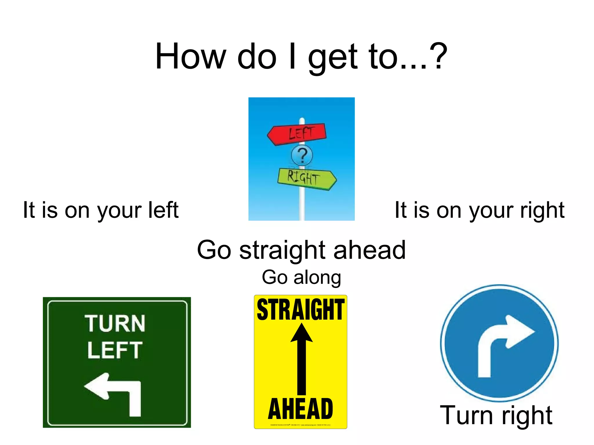 06 asking for and giving directions | PPT