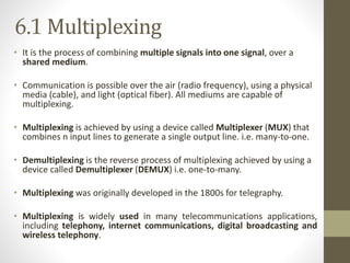 Bandwidth Utilization Multiplexing and Spectrum Spreading | PPTX