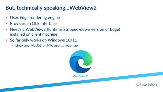 Building Hybrid Applications with VAST and WebView2 | PDF