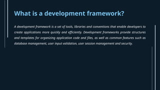 Framework_Model_Overview for App Develop | PPT