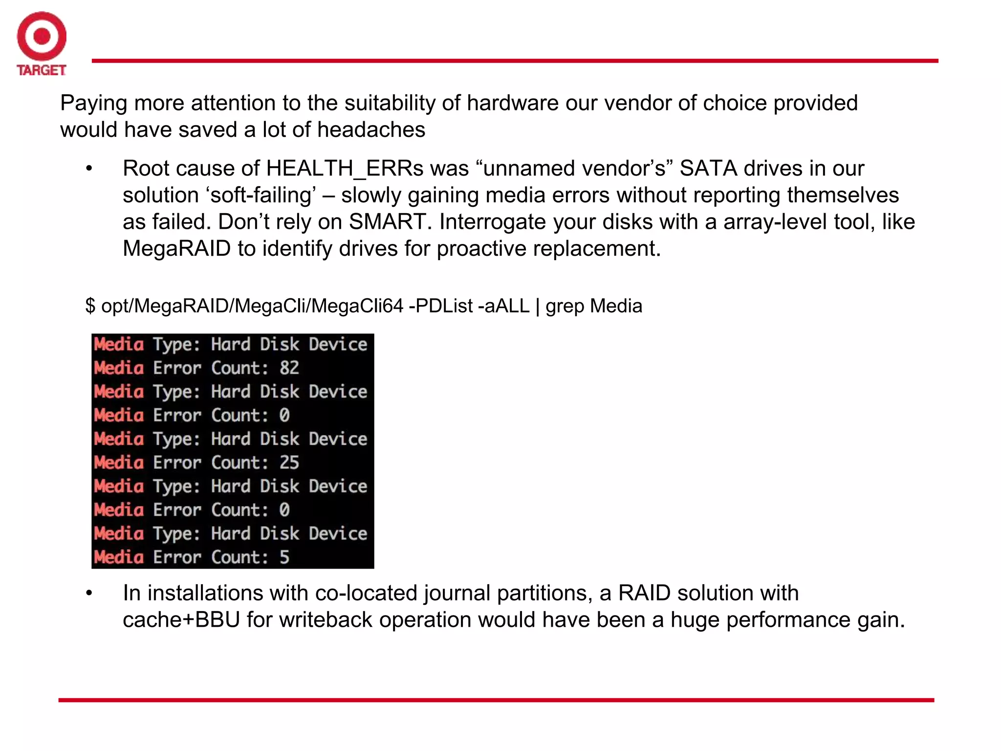 Ceph Day Chicago - Ceph Deployment at Target: Best Practices and ...