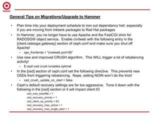 Ceph Day Chicago - Ceph Deployment at Target: Best Practices and ...