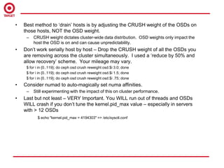 Ceph Day Chicago - Ceph Deployment at Target: Best Practices and ...