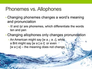 Phonetics and Phonology | PPTX