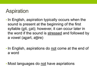 Phonetics and Phonology | PPTX