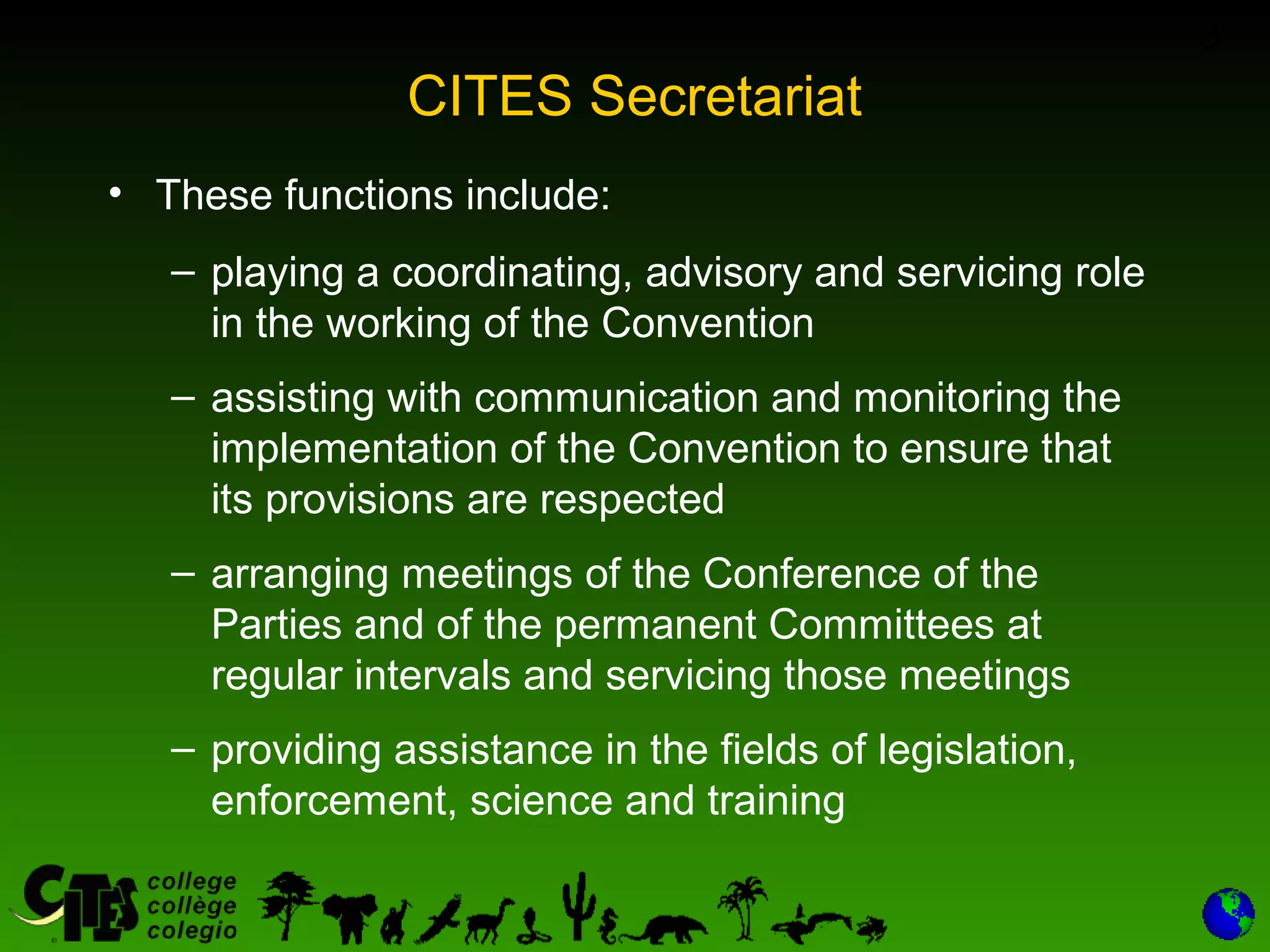 CITES Secretariat | PPT